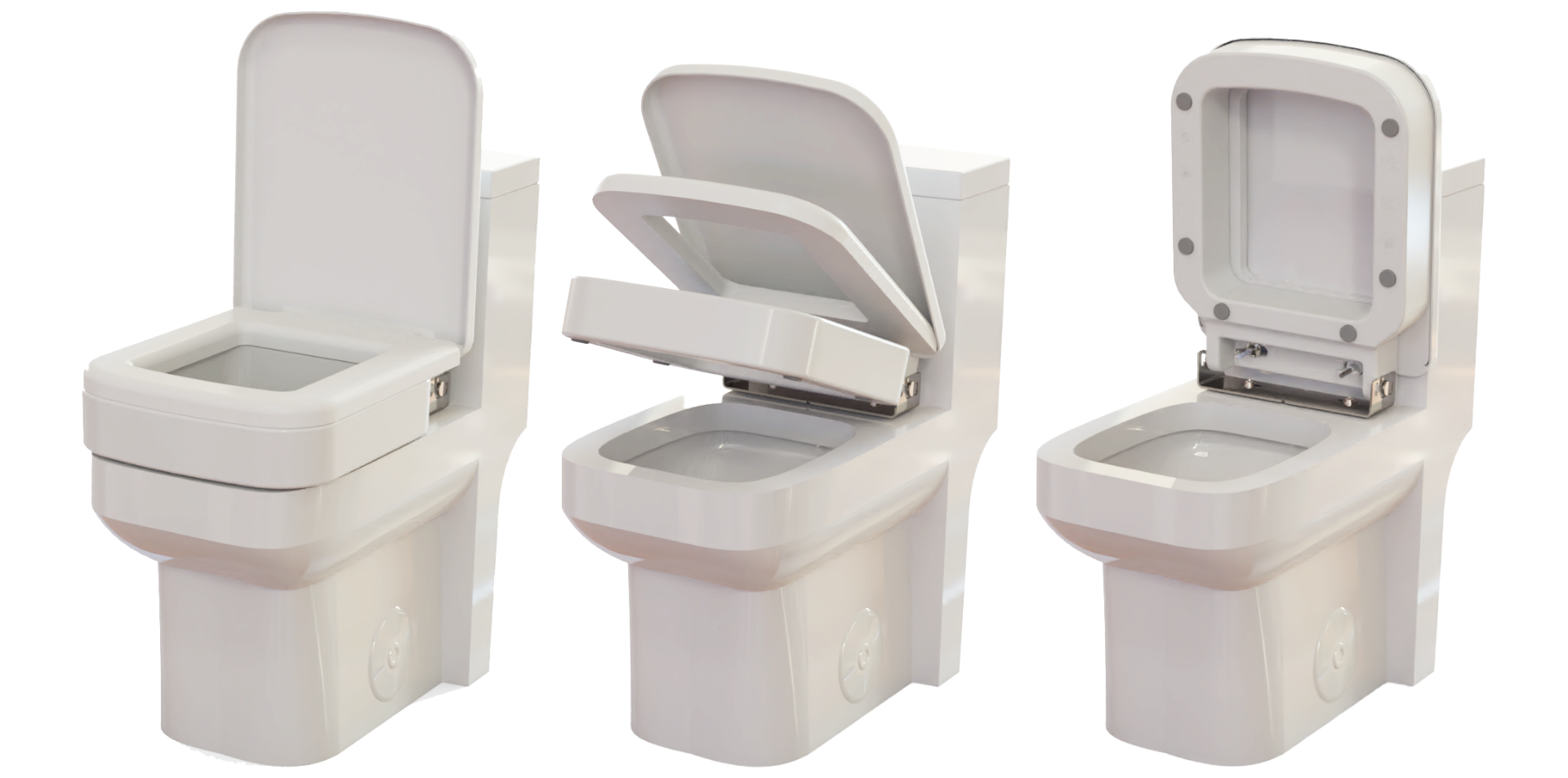 Ashby Lift Square Toilet Raiser | Gordon Ellis